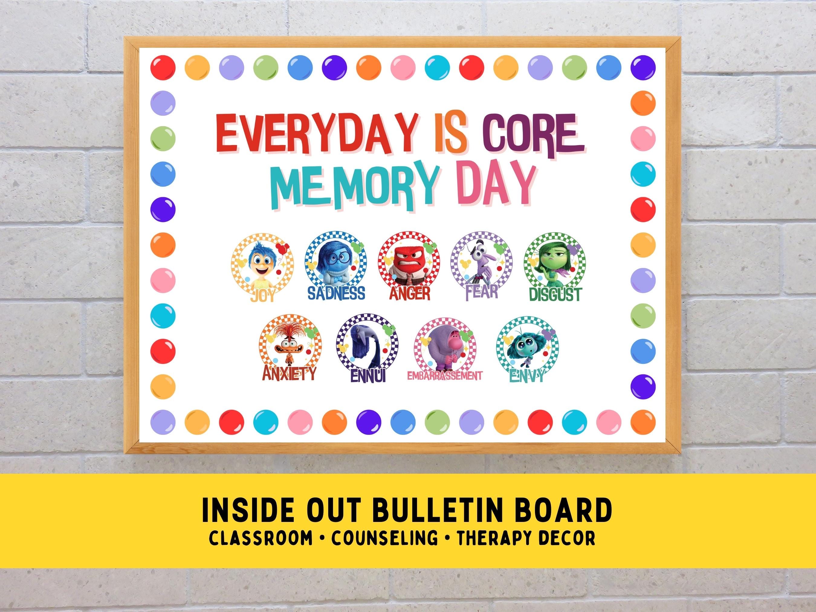 Inside Out 2 Bulletin Board Counselors Therapy Kit Classroom Bulletin ...