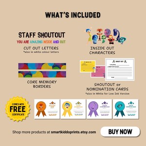 Inside Out Staff Shout Out Bulletin Board Kit | Positive Staff ...