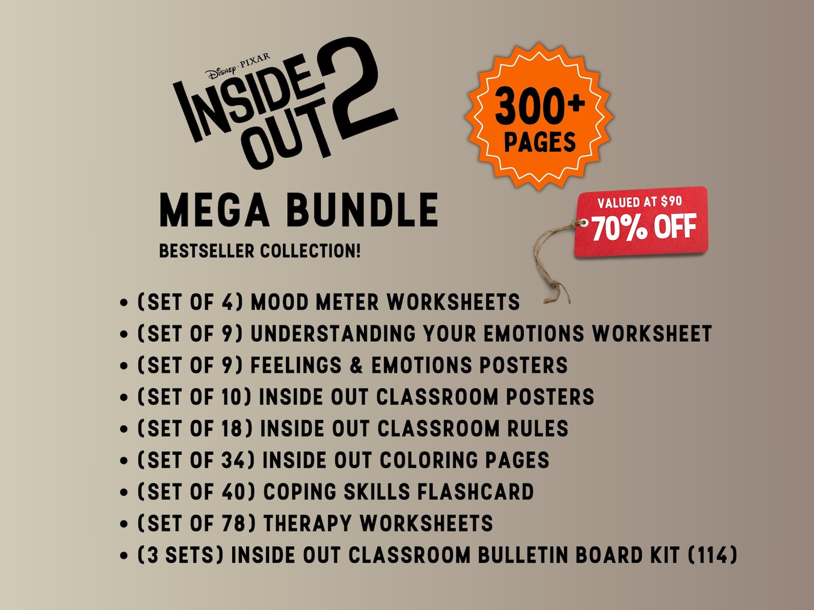 Inside Out 2 Therapy Worksheets Inside Out School Counselors Kit Kids ...