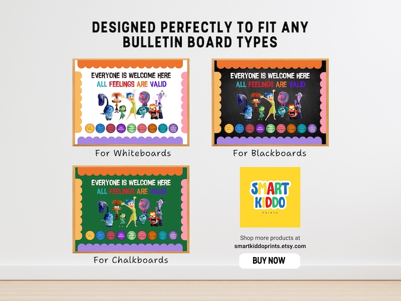 Inside Out 2 Bulletin Board for School Counselors Therapy Kit Classroom ...