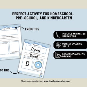 Bluey Name Tracing Practice Activity Sheets Custom Name Handwriting ...