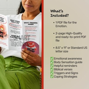 Inside Out 2 Emotions Leaflet Feelings Guide ANGER SEL Emotional ...