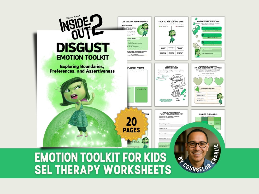 Inside Out Emotional Regulation Toolkit Feelings Workbook for School ...