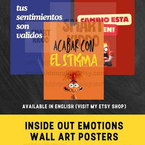 Spanish Inside Out 2 Pósters De Afirmaciones Positivas SEL Classroom ...