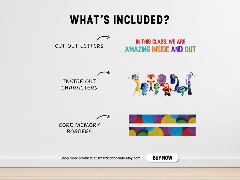 Inside Out 2 Bulletin Board Kit for School Counselors Therapy Classroom ...