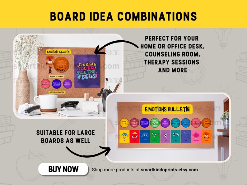 Inside Out 2 Bulletin Board Kit for Classroom Decor School Counselor ...