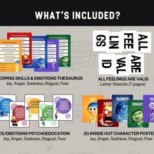 Inside Out Bulletin Board Coping Skills Kids Emotions Regulation ...
