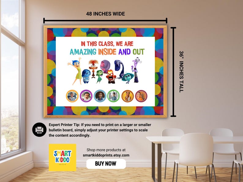 Inside Out 2 Bulletin Board Kit for School Counselors Therapy Classroom ...