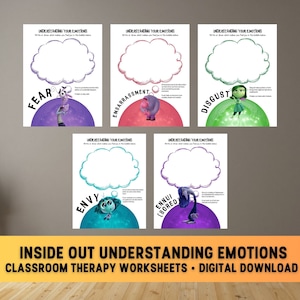Inside Out 2 Activity Worksheet Emotional Intelligence Printable ...