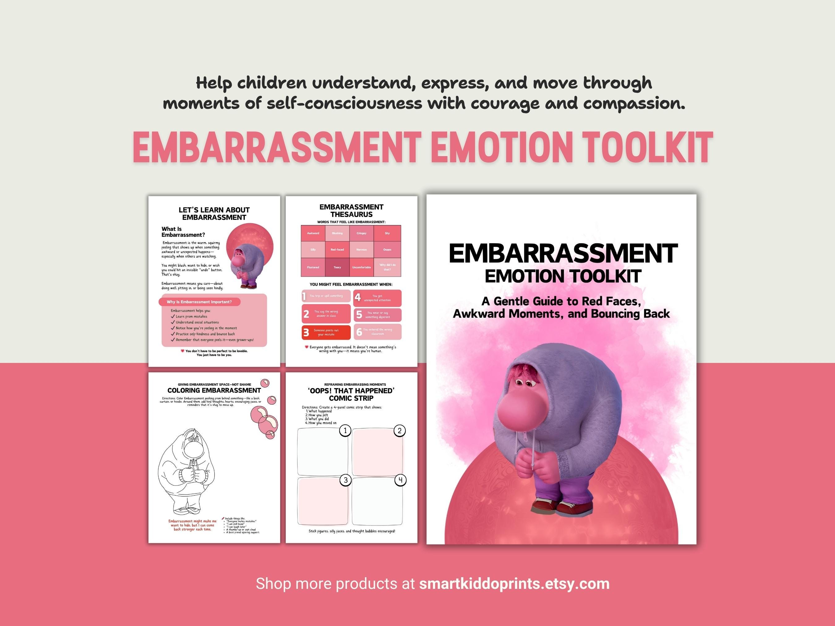 Inside Out Emotional Regulation Toolkit Feelings Workbook for School ...