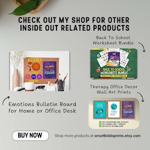 Inside Out Emotions Check in Poster Emotional Awareness Classroom ...