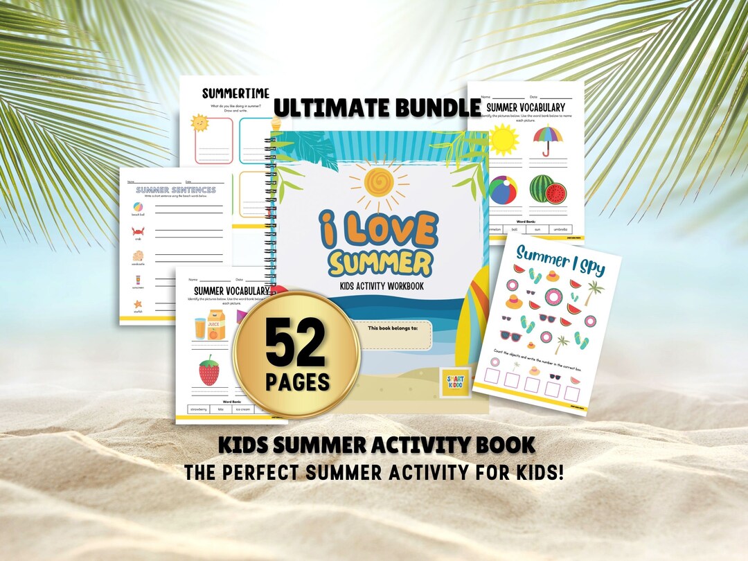 Morning Menu Summer Kids Activities Summer Printable Activity Bundle ...
