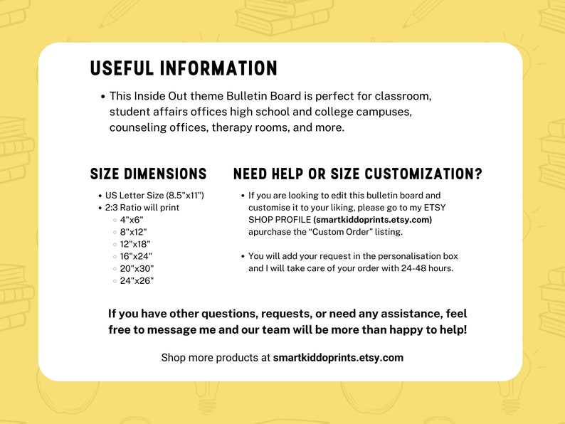 Inside Out 2 Bulletin Board Kit for Classroom Decor School Counselor ...