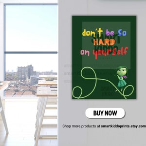 Inside Out 2 Emotions Wall Art Printable Set of 10 Positive ...