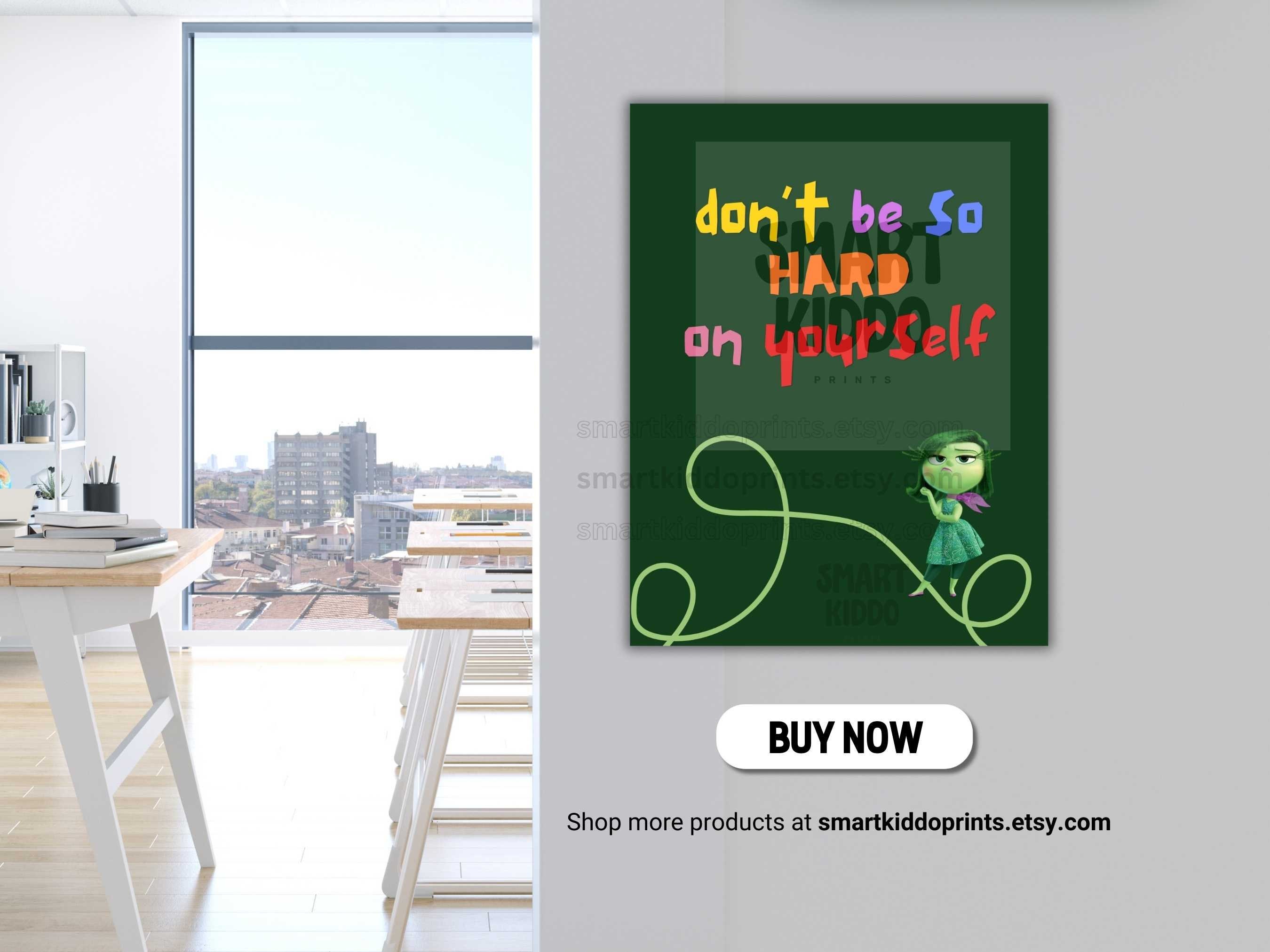 Inside Out 2 Emotions Wall Art Printable Set of 10 Positive ...