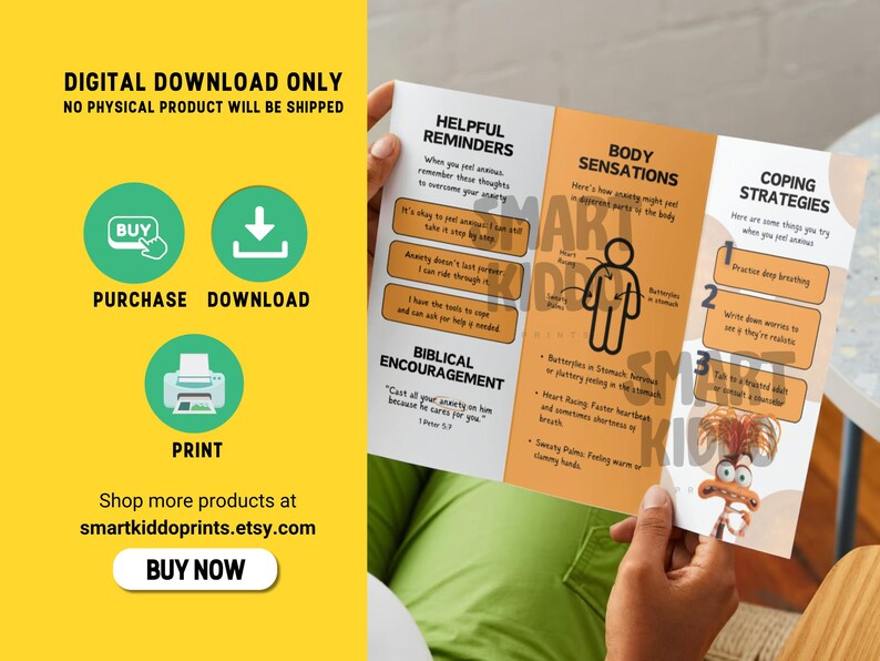 Inside Out 2 Emotions Leaflet Feelings Guide ANXIETY SEL Emotional ...
