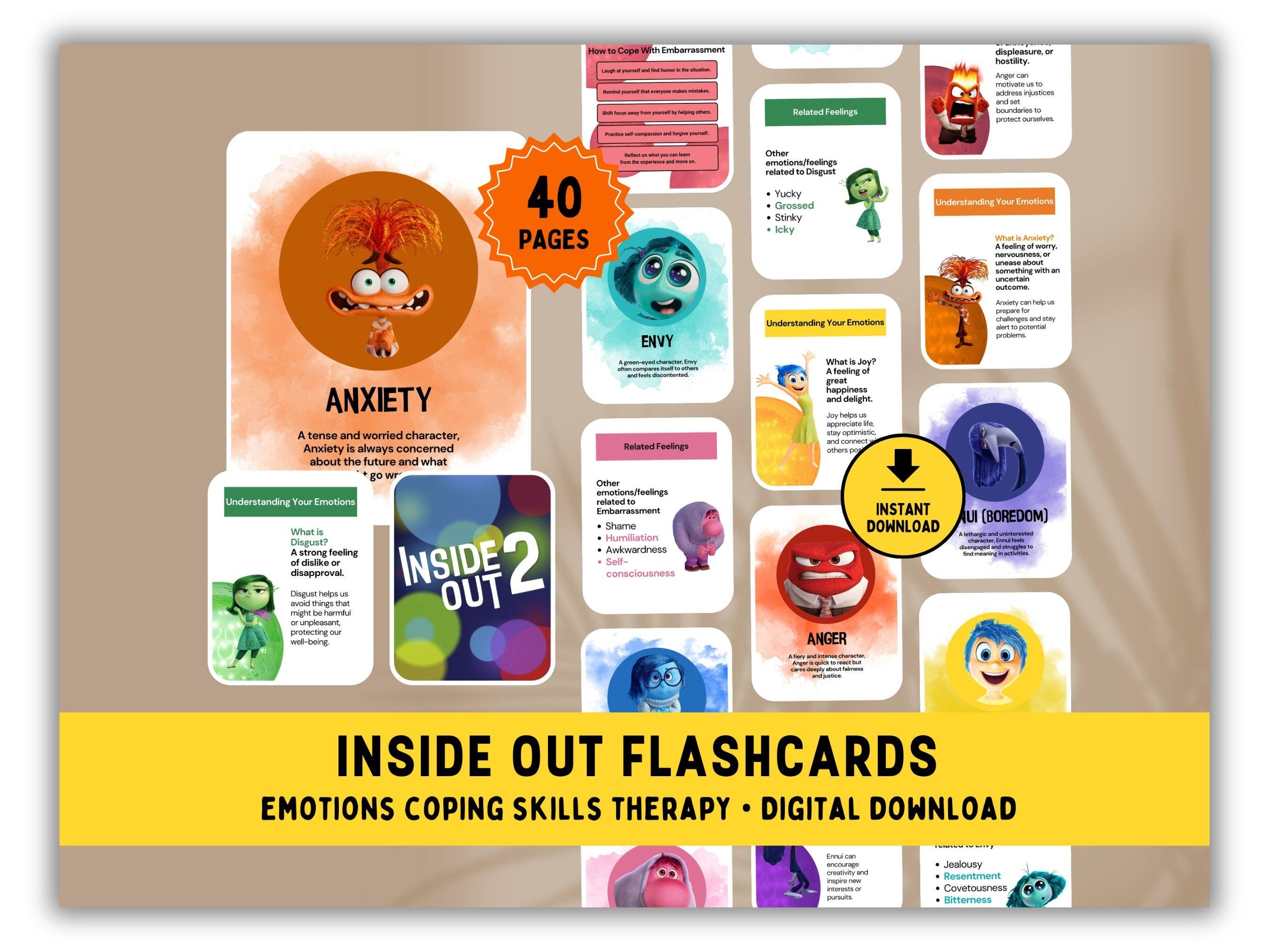 Inside Out 2 Therapy Worksheets Inside Out School Counselors Kit Kids ...