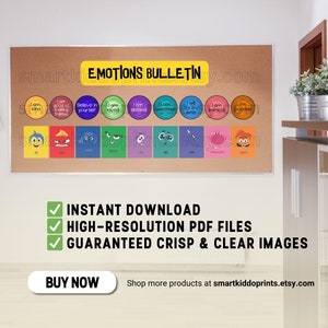 Inside Out 2 Bulletin Board Kit for Classroom Decor School Counselor ...