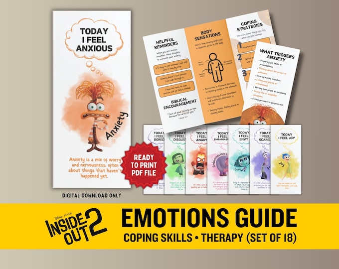 Inside Out 2 Emotion Coping Cards (digital Download) - Etsy Canada