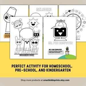 SPRUNKI Coloring Book Bundle All 20 Sprunki Characters Printable ...