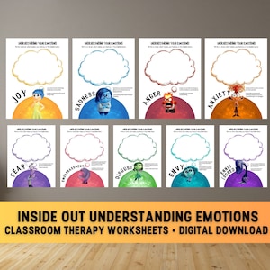 Inside Out 2 Activity Worksheet Emotional Intelligence Printable ...