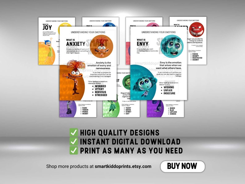 Inside Out Emotions Check in Poster Emotional Awareness Classroom ...