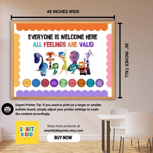 Inside Out 2 Bulletin Board for School Counselors Therapy Kit Classroom ...