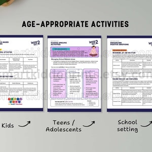 Inside Out 2 Therapy Workbook Emotions Worksheet Kids, Teens, School ...