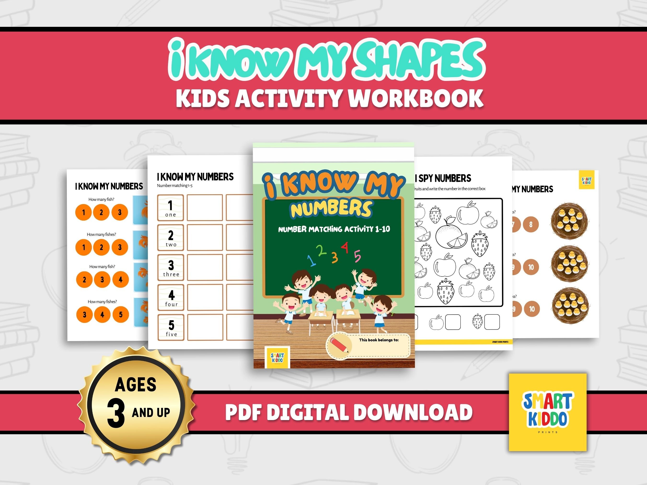 21 Pages I Know My Numbers 1-10 | Count, Sequence, Color & Sort | Fun ...