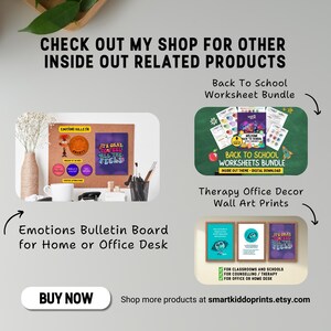 Inside Out 2 Affirmation Station for Classroom School Therapy Self ...