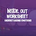 Inside Out 2 Activity Worksheet Emotional Intelligence Printable ...