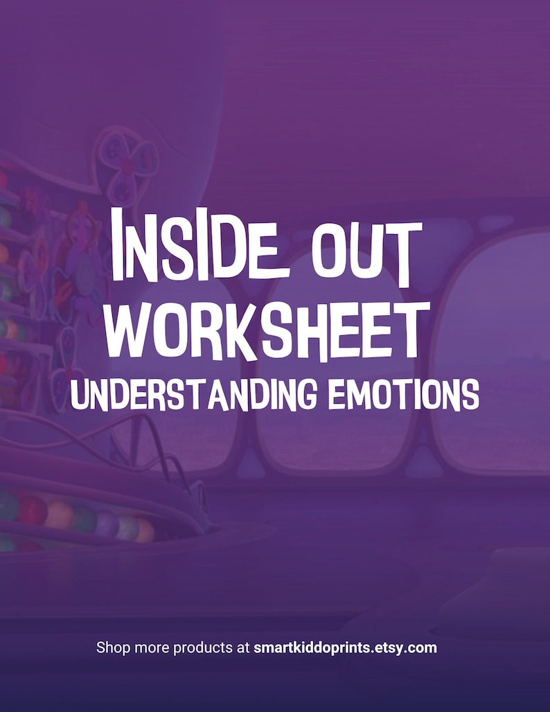 Inside Out 2 Activity Book Emotional Intelligence Printable Feelings ...