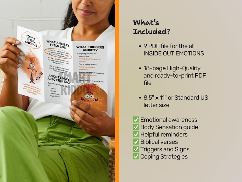 Inside Out 2 Emotions Guide Feelings Therapy SEL Emotional Regulation ...