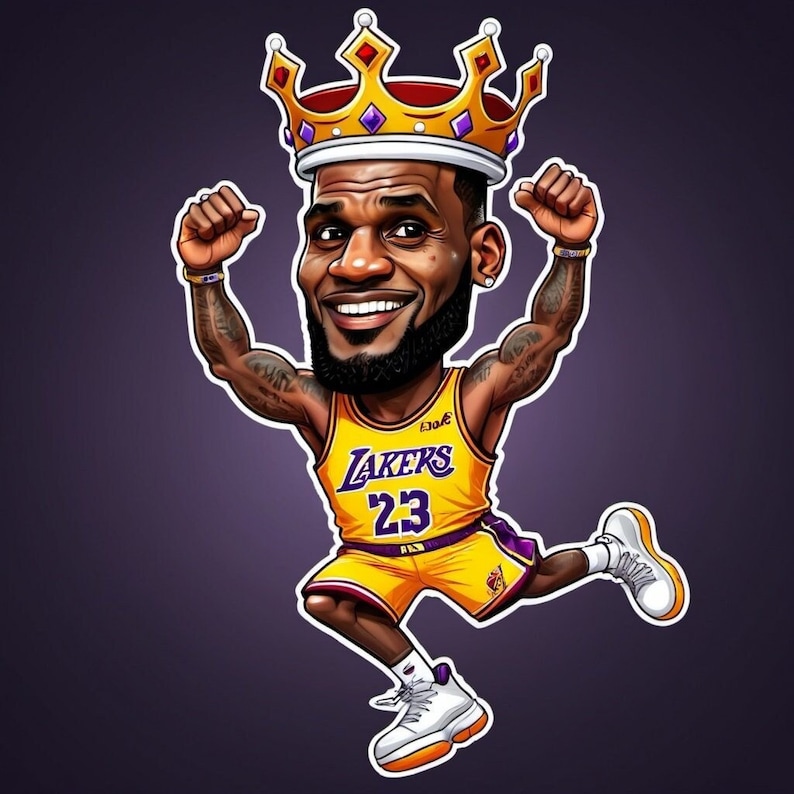 King Lebron James - Etsy