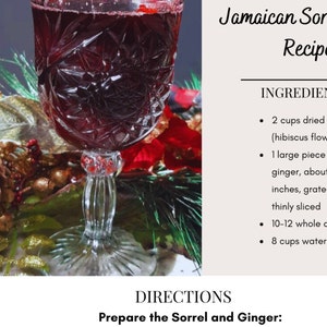 Jamaican Sorrel Drink With Step-by-step Video Guide | Spice Drink ...