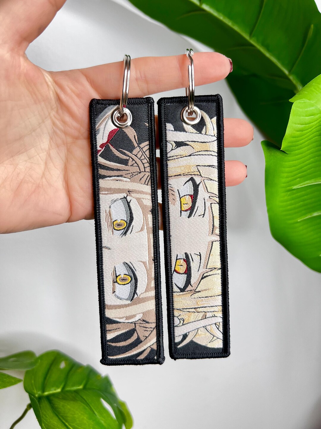 Chaveiro Anime Jet Tag • Design bordado em ambos os lados • My Hero ...