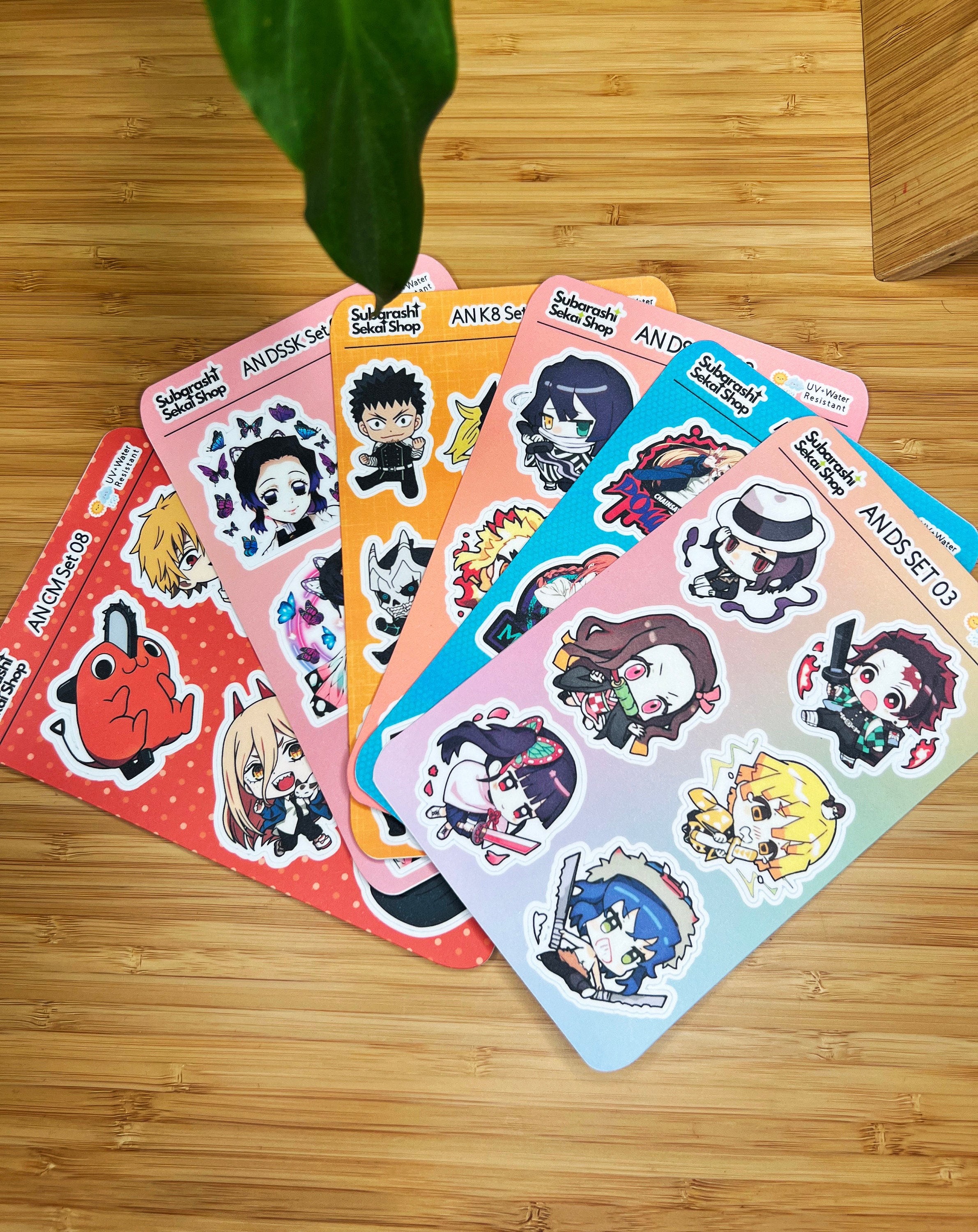 BUY 2 GET 3 Anime Elf Stickers Kawaii Chibi Vinyl Sticker Sheet. UV and ...