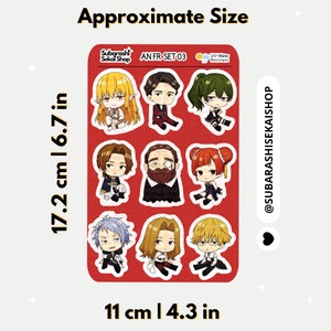 BUY 2 GET 3 Anime Elf Stickers Kawaii Chibi Vinyl Sticker Sheet. UV and ...