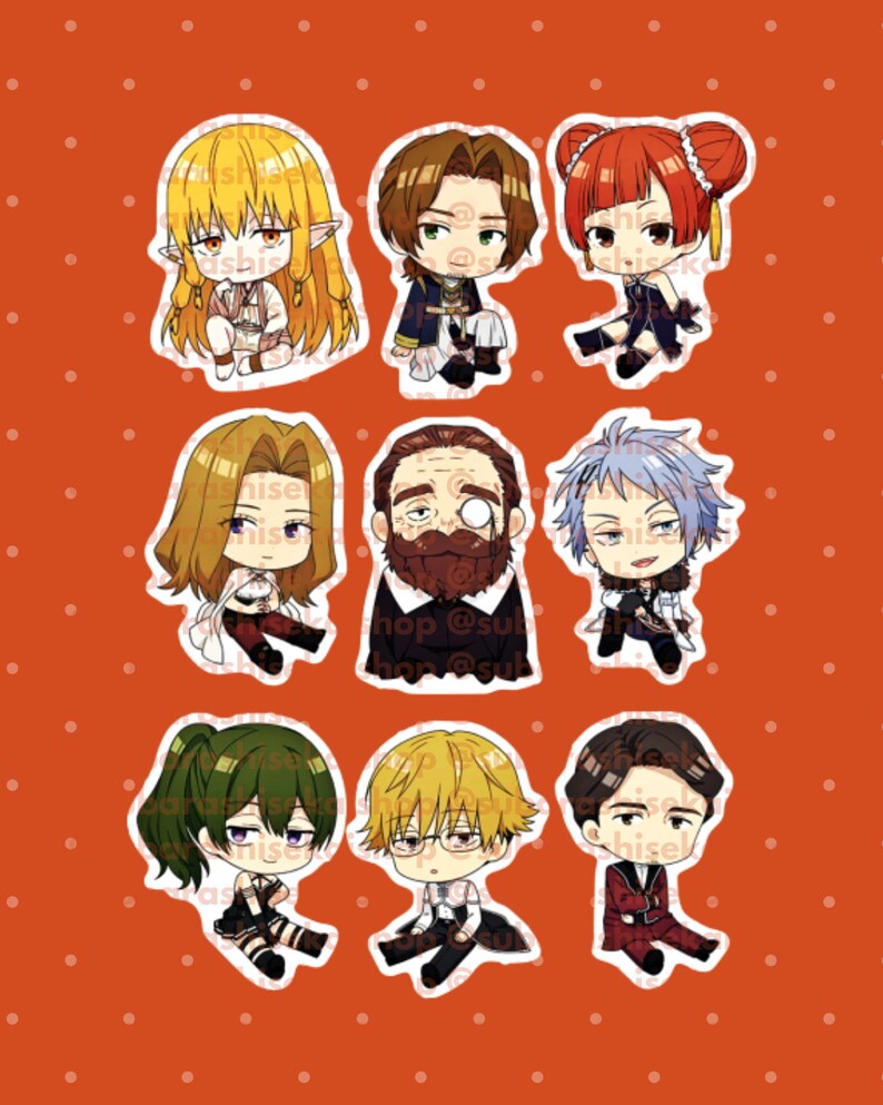 BUY 2 GET 3 Anime Elf Stickers Kawaii Chibi Vinyl Sticker Sheet. UV and ...