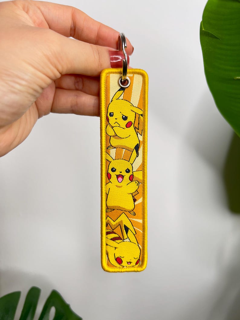 Chaveiro Anime Jet Tag / Dupla Face – Design Pikach 01 - Etsy Portugal