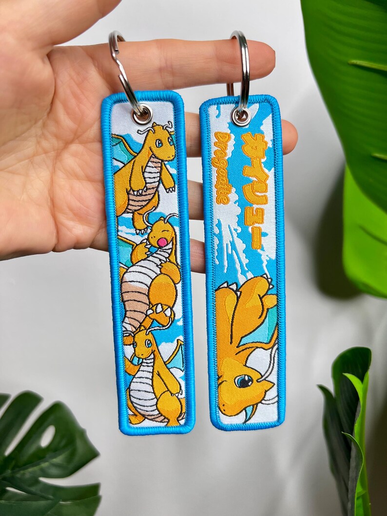 Anime Jet Tag Keychain / Double-sided – Design Drago 01 - Etsy UK