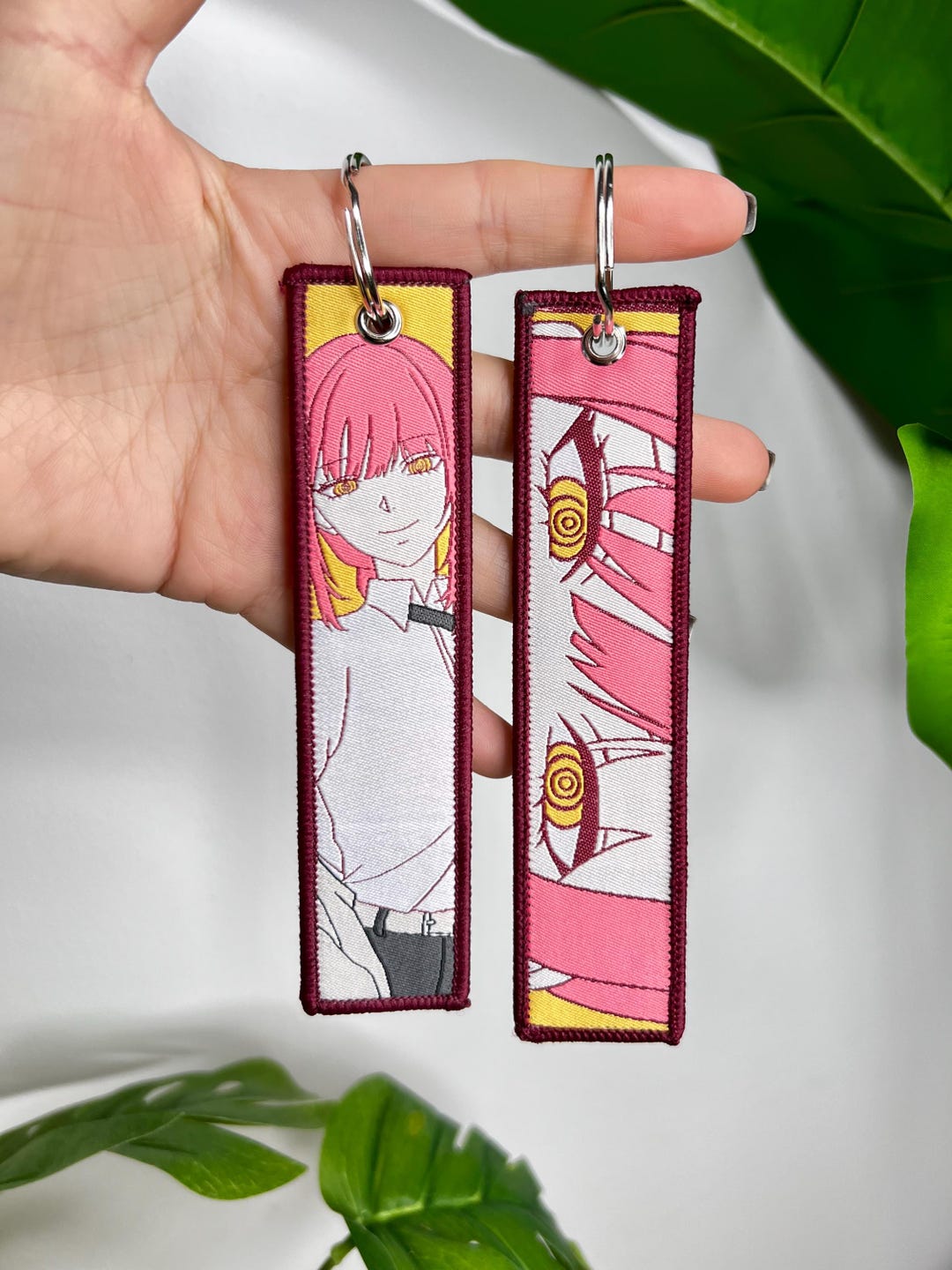 Chaveiro Anime Jet Tag • Bordado em ambos os lados • Design Motosserra ...