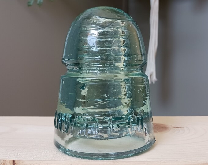 Glass Insulator, Great North Western Tel Co, CD 145 Insulator, Aqua ...