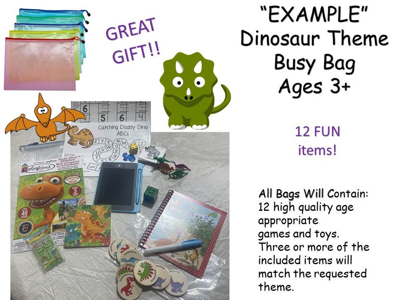 Busy Bag for Kids, Boredom Buster, Kid Entertainment, Educational Game ...