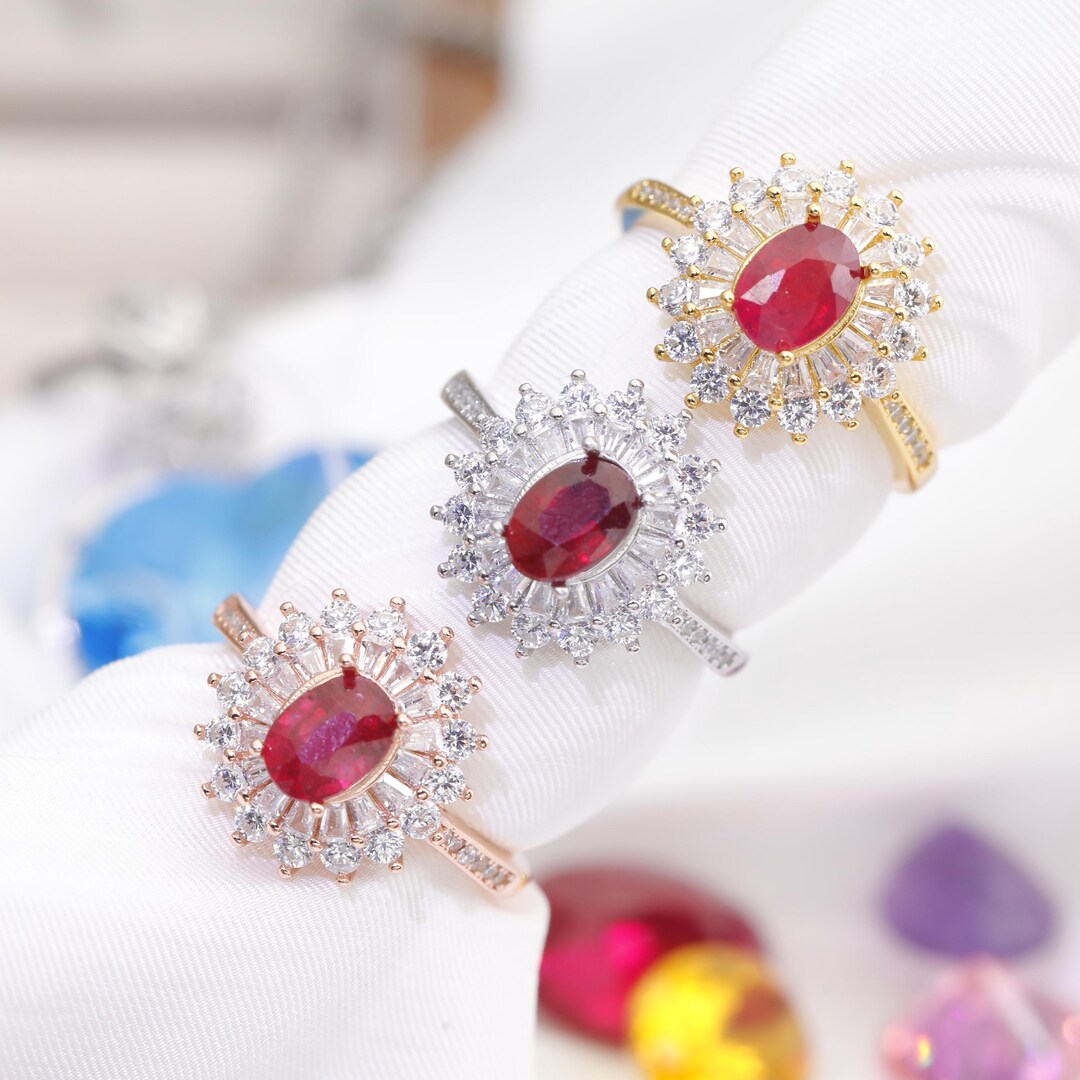 925 Sterling Silver,ruby Ring Setting 5x7mm Oval, Vintage Filigree ...