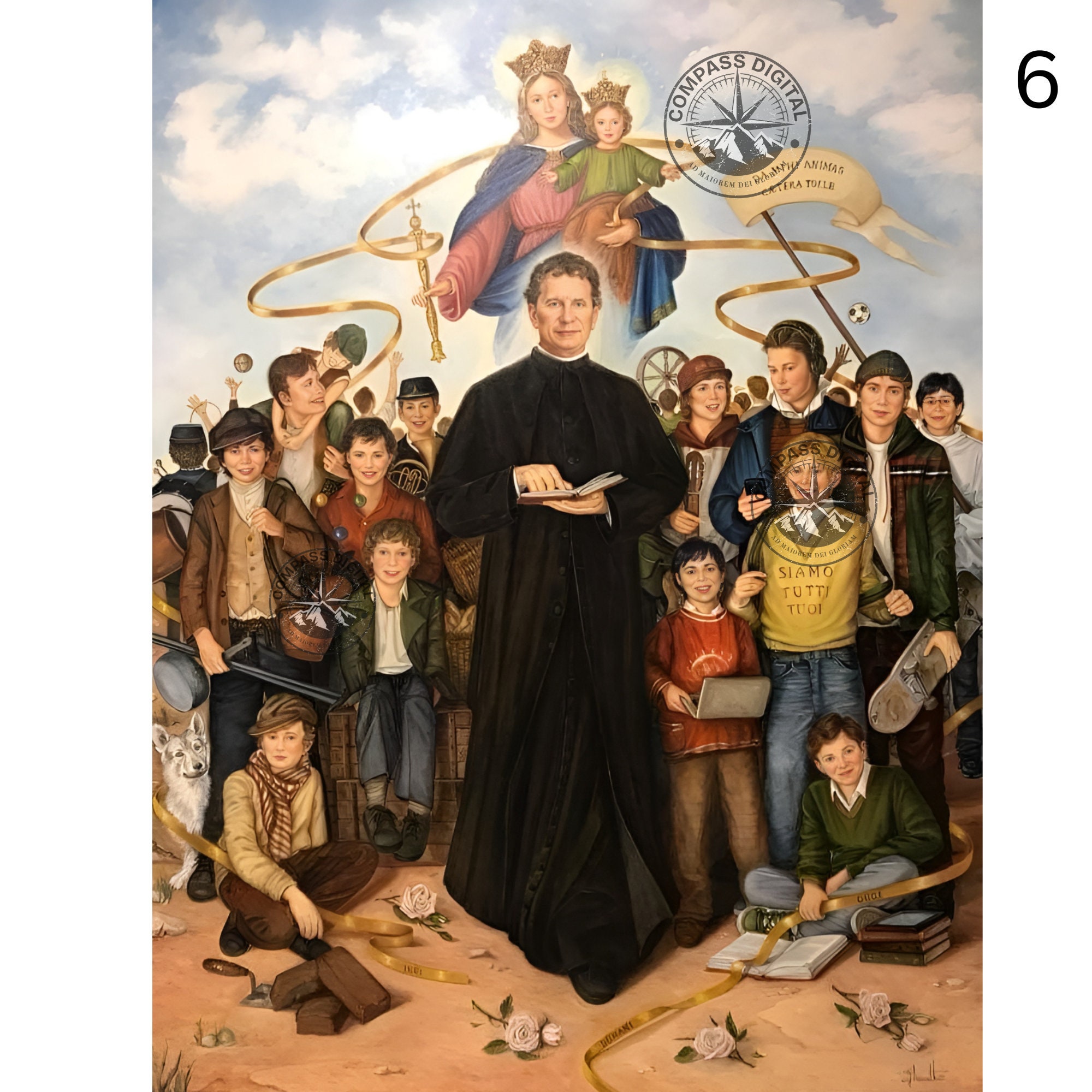 Multiple Pictures of St John Bosco, the Dreams of Saint John Bosco, the ...