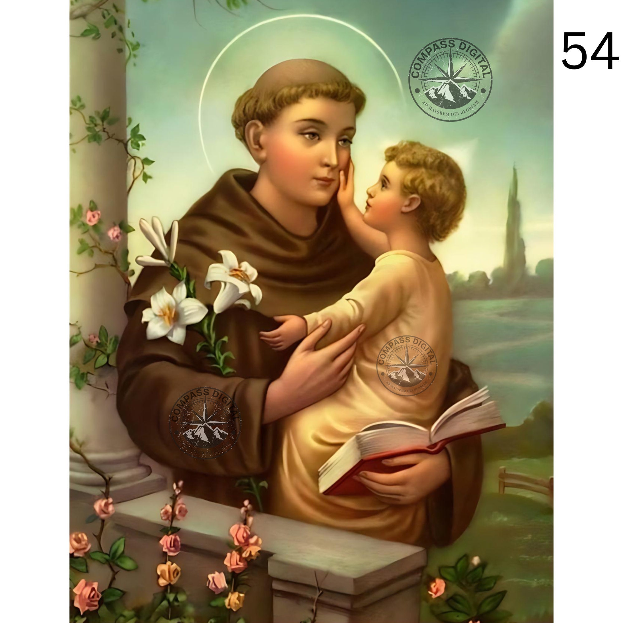 St Anthony, Saint Christopher, Saint Francis, Saint Luke, Saint Joseph ...