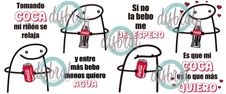 Taza Tomando Coca mi riñón se relaja - Etsy México