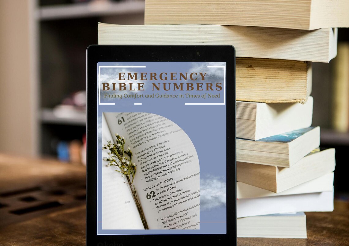 Emergency Bible Numbers, Ebook, Scriptures, Anxiety, Grief, Spiritual ...