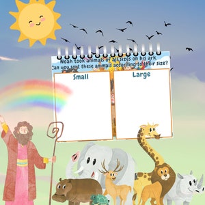 Bible Themed Busy Book, Noah's Ark Busy Book, Activity for Children ...